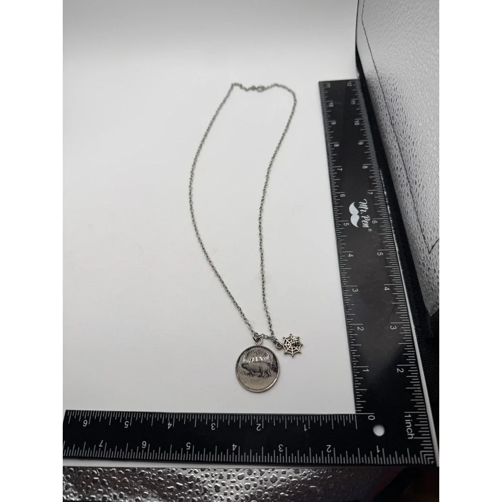 Jewelry | Charlottes Web Wilbur Pig Spider Web Pendant Necklace Silver ...